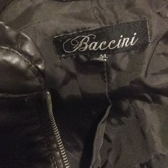 Baccini | Jackets & Coats | Baccini Medium Faux Leather Jacket | Poshmark